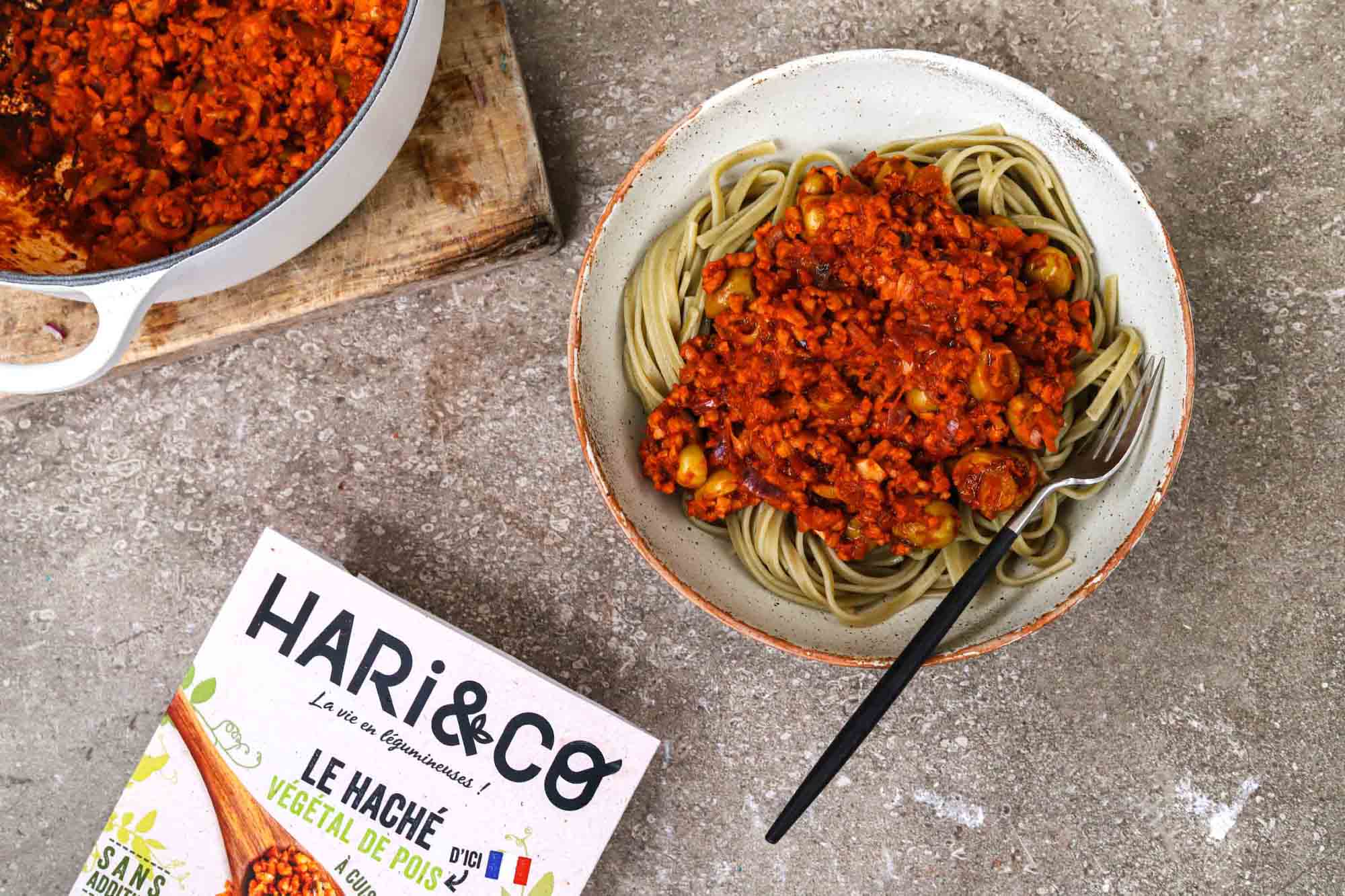 RECETTE : Bolognaise végétale aux olives ⋆ Hari&co