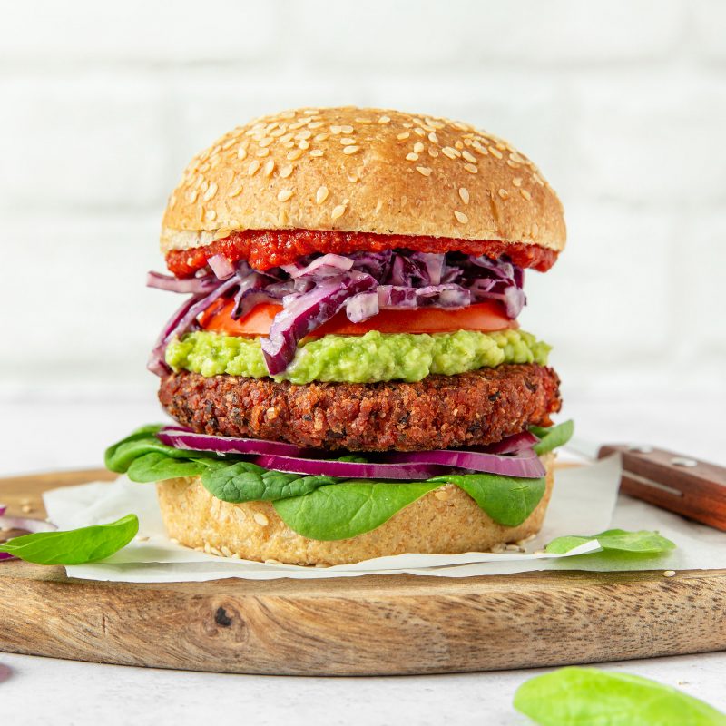 Recette : Burger mexicain avec la galette de haricots rouges HARi&CO ⋆ ...