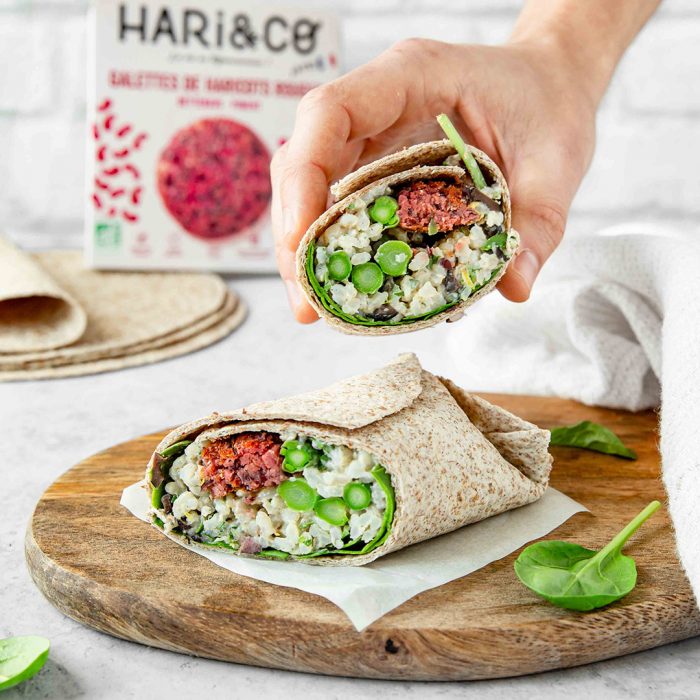 Recette : Burrito riz et asperge et galettes de haricots rouges ⋆ Hari&co