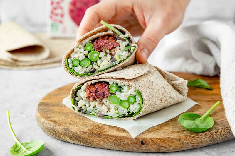 Recette : Burrito riz et asperge et galettes de haricots rouges ⋆ Hari&co