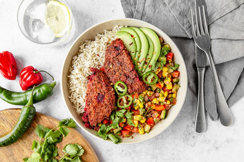 RECETTE : Salade Mexicaine avec la galette Haricots rouges HARi&CO ⋆ ...