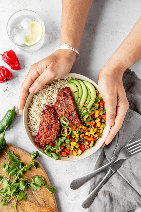 RECETTE : Salade Mexicaine avec la galette Haricots rouges HARi&CO ⋆ ...