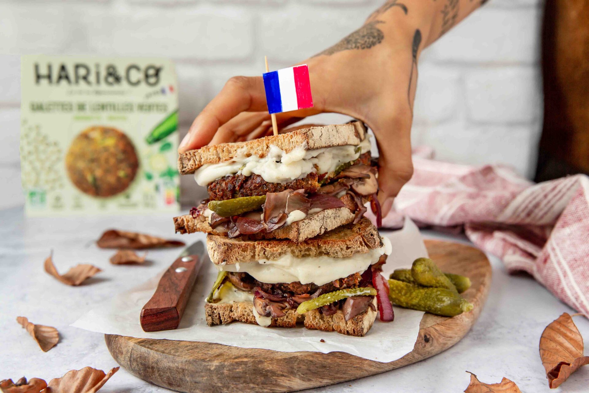 RECETTE : croque-monsieur revisité en version veggie ⋆ Hari&co