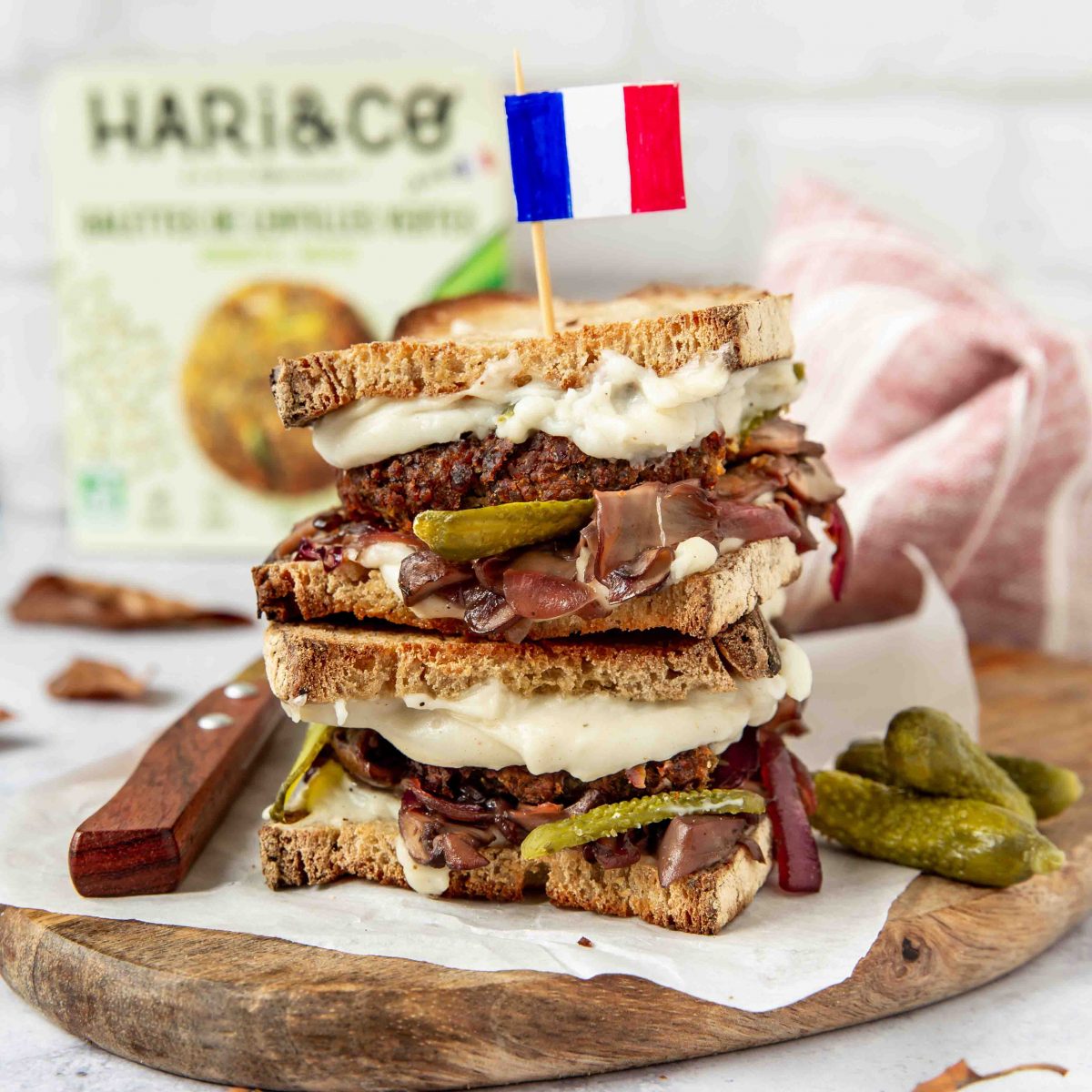 RECETTE : croque-monsieur revisité en version veggie ⋆ Hari&co