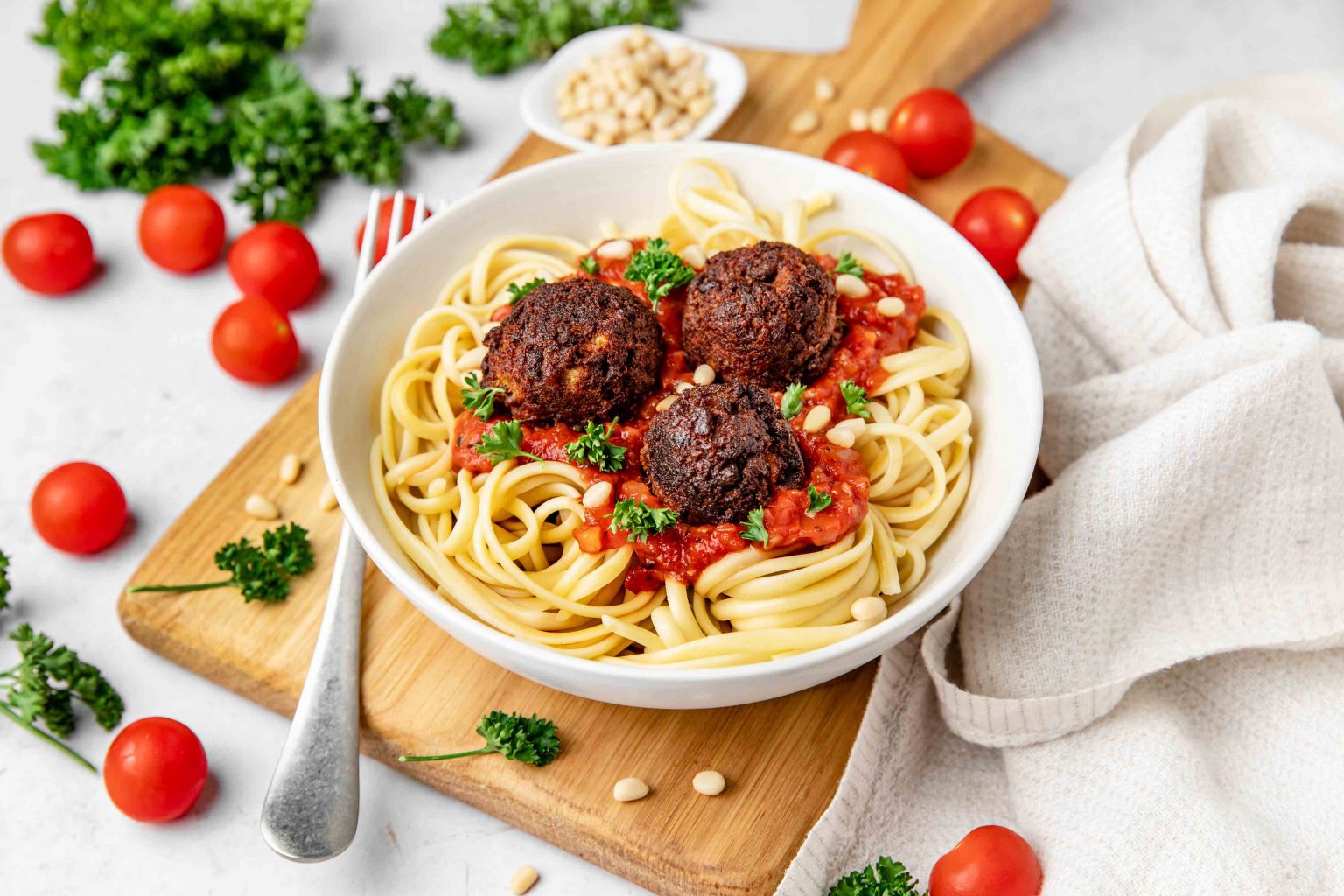 RECETTE : Spaghettis bolognaise avec nos Boulettes végétales ! ⋆