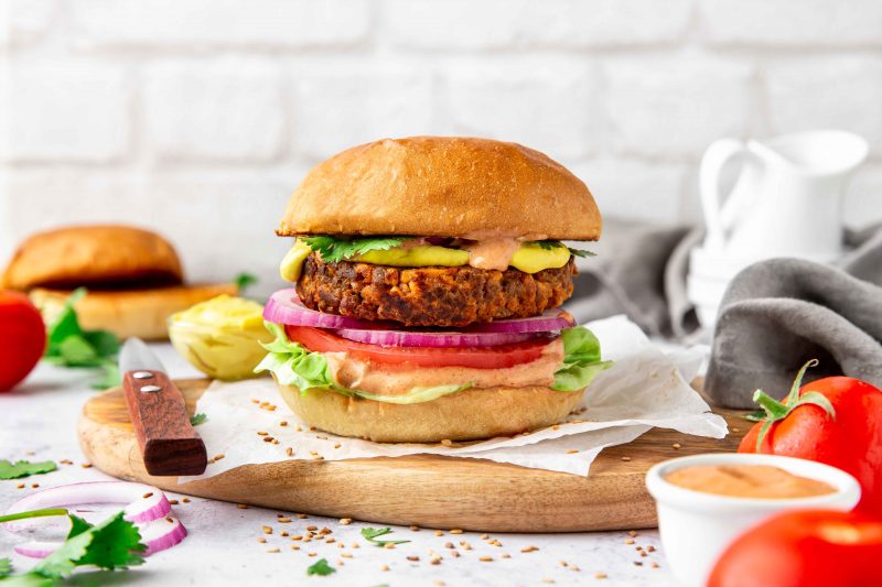 RECETTE : Burger veggie avec notre Original Végétal ! ⋆ Hari&co