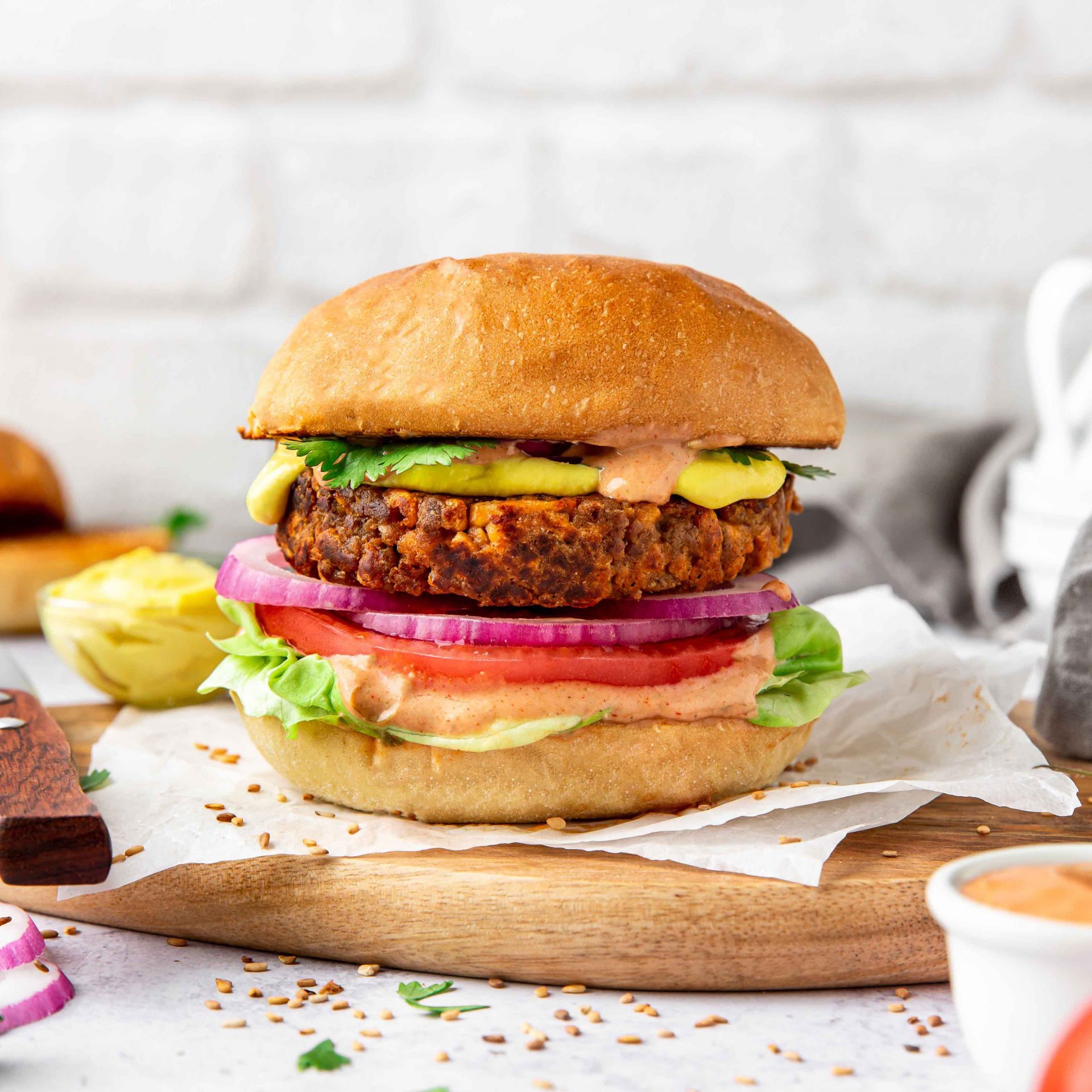 RECETTE : Burger veggie avec notre Original Végétal ! ⋆ Hari&co