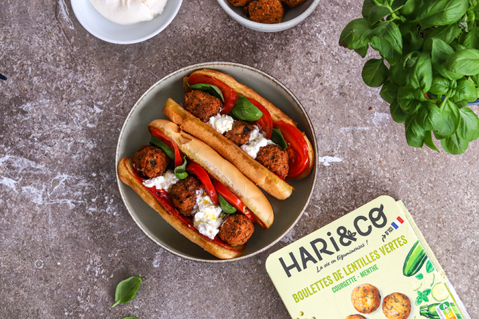 RECETTE : Hot dogs veggie à l'italienne ⋆ Hari&co