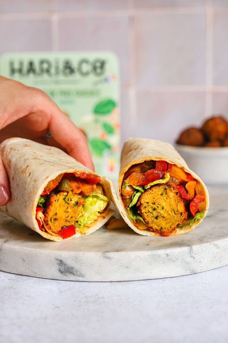 RECETTE : Burritos poivrons falafels ⋆ Hari&co