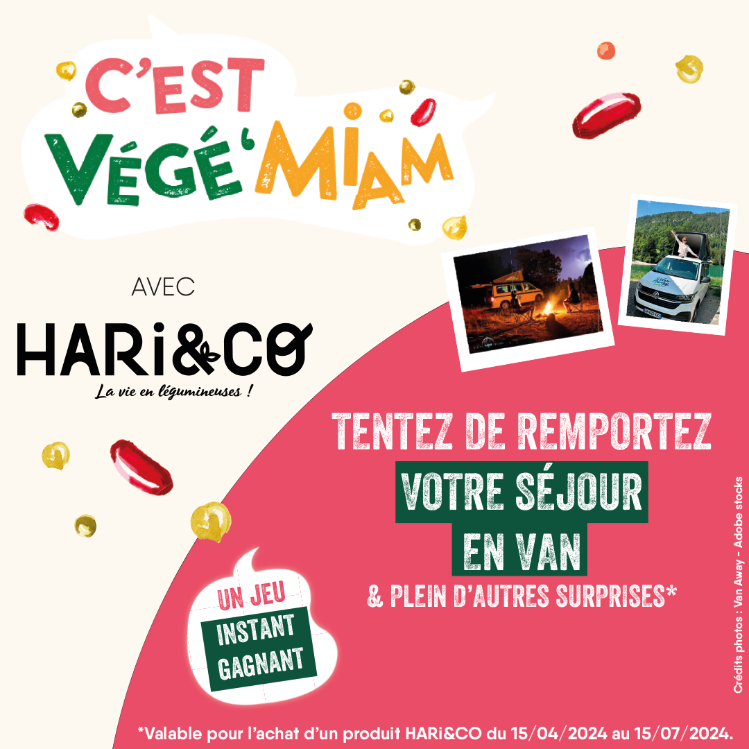 HARi&CO : Des produits BIO 100% végétaux à base de légumineuses ⋆ Hari&co